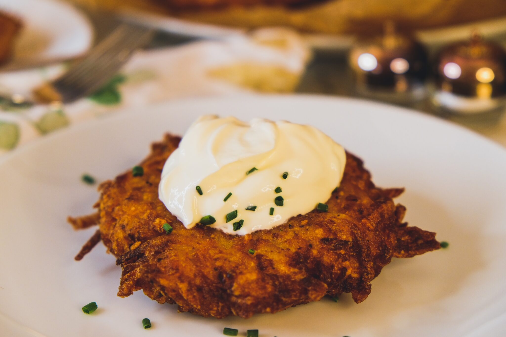 Crispy Golden Potato Latkes (Potato Pancakes)