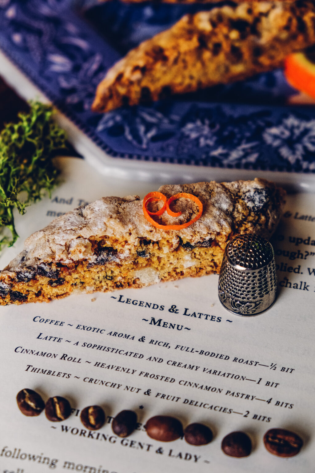 Thimblets From Legends & Lattes: Biscotti-Like Nut And Fruit Delicacies
