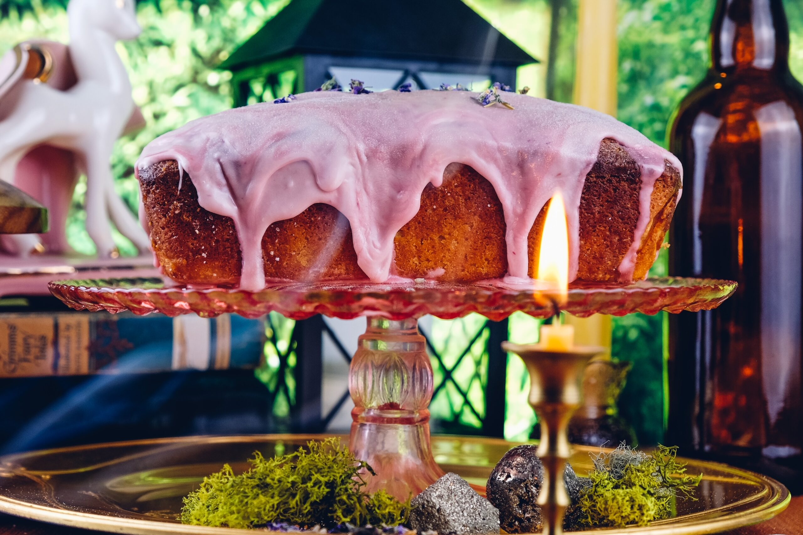 A Very Blood Orange Pound Cake With Icing - Fantasy Cookery